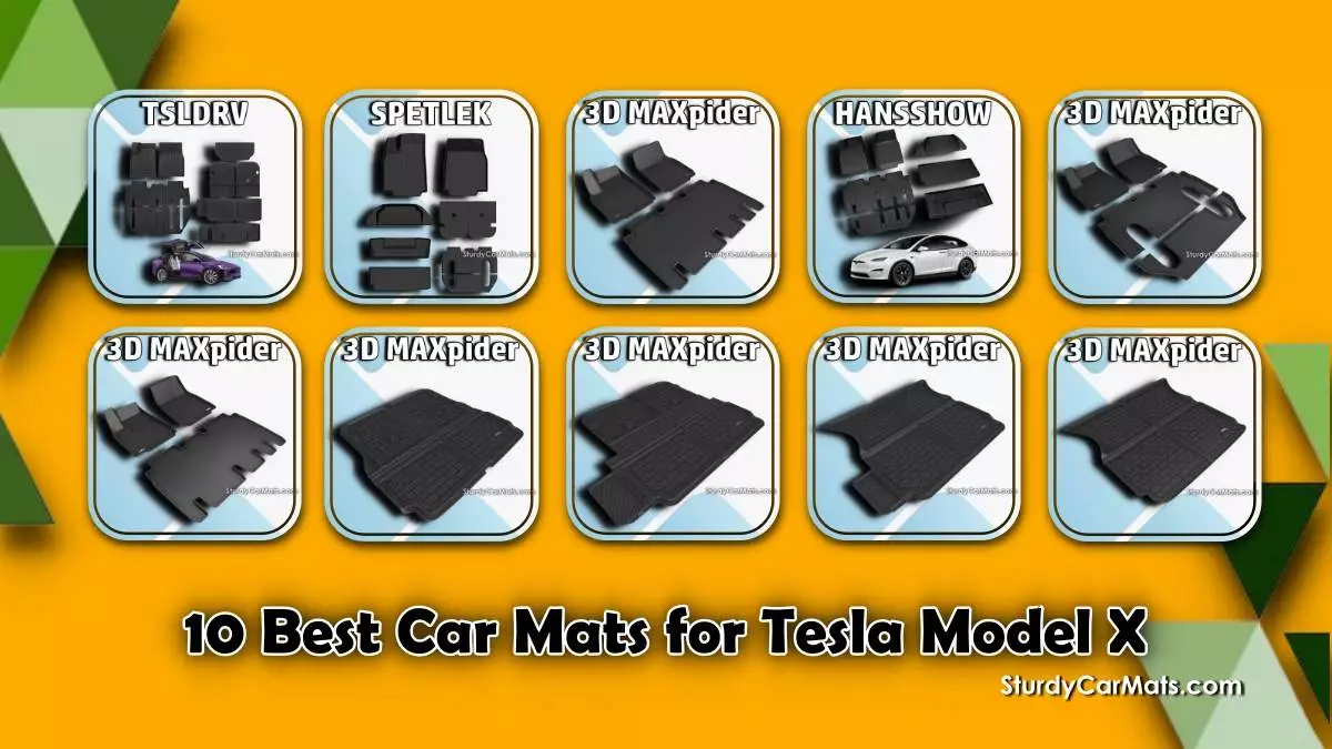 Top 10 Best Car Mats for Tesla Model X (Custom-Fit) - SturdyCarMats.com